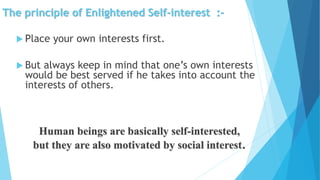 Think in Enlightened Self-interest | PPTX