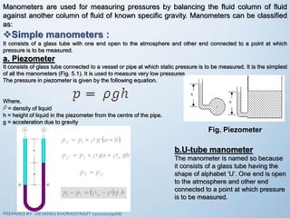PRESSURE & HEAD (PART-1) | PPTX