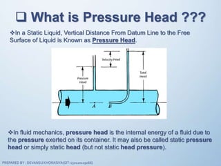 PRESSURE & HEAD (PART-1) | PPTX