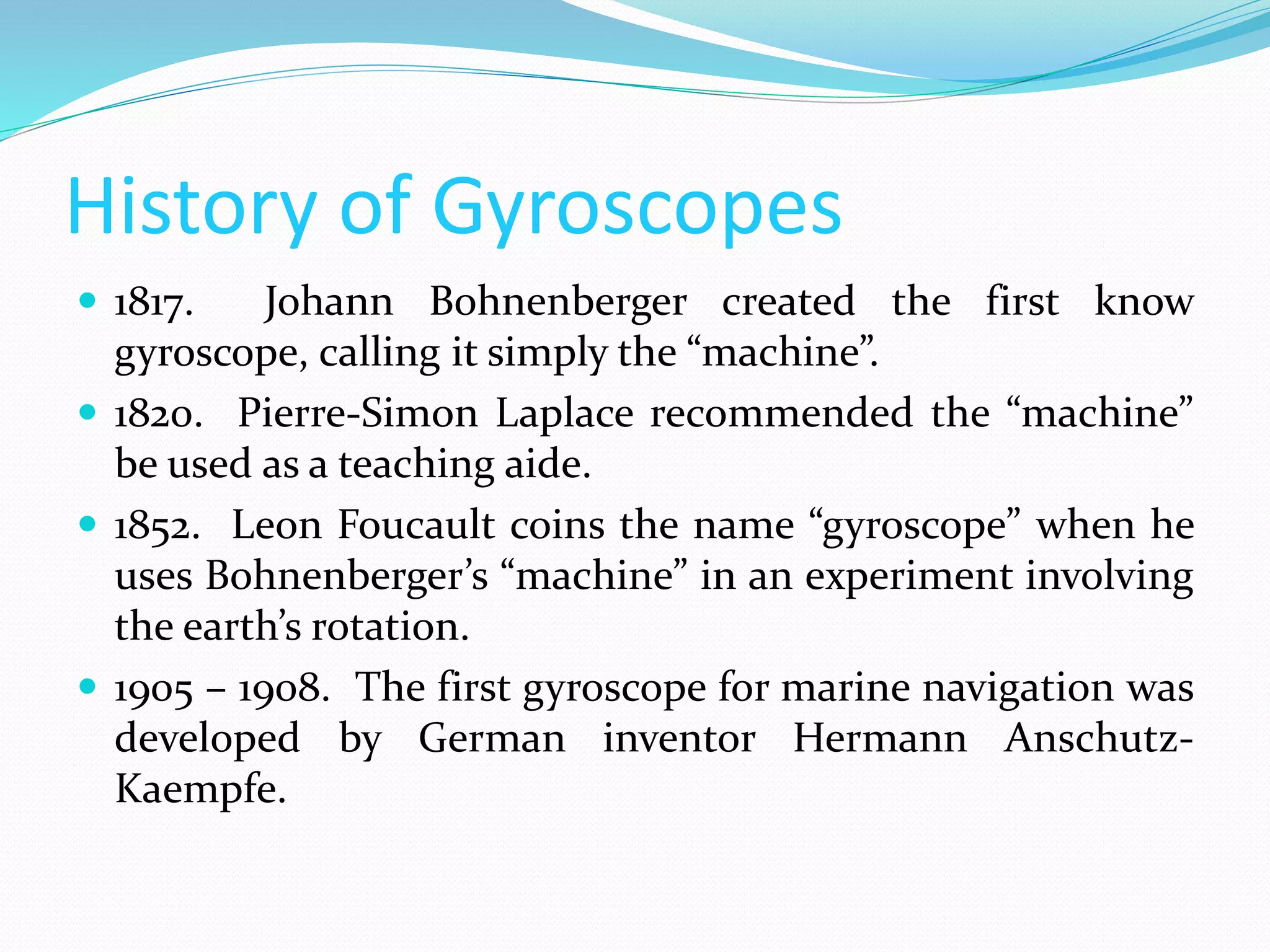 Gyroscope | PPTX