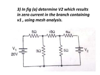 ohm's law kirchoff's law and mesh analysis | PPTX