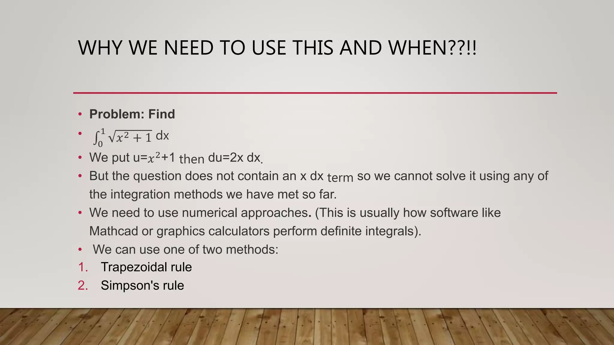 trapezoidal and simpson's 1/3 and 3/8 rule | PPTX