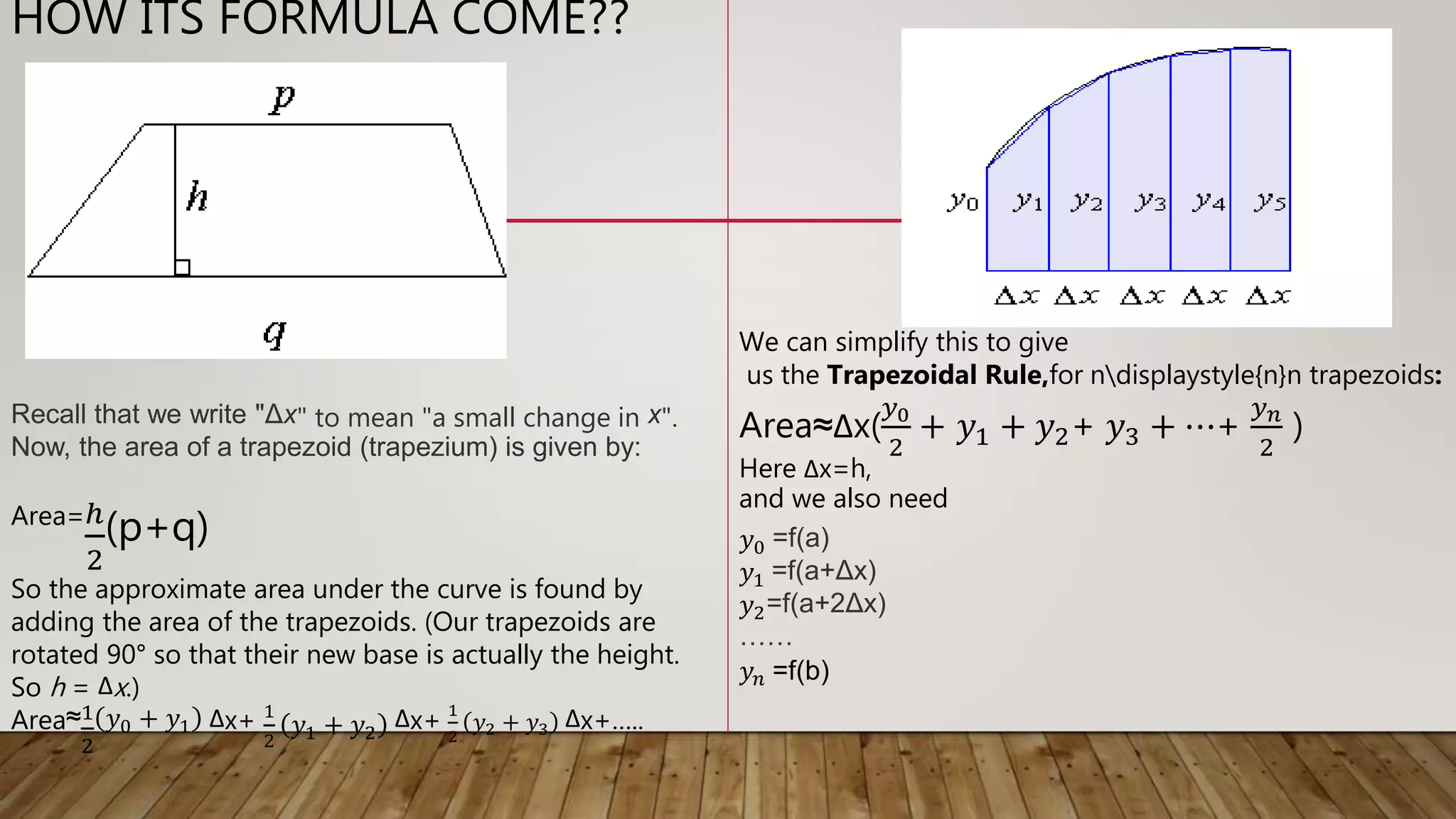 trapezoidal and simpson's 1/3 and 3/8 rule | PPTX