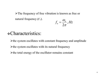 presentation on free and forced vibration | PPTX