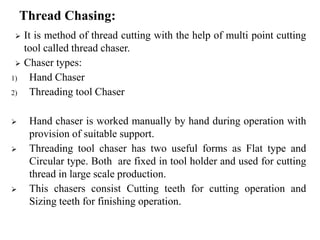 presentation on thread manufacturing | PPTX