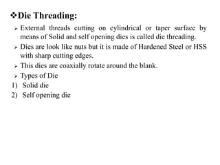 presentation on thread manufacturing | PPTX