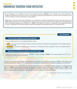 Tourism Fund Legal Instrument to Enchance Indonesian Tourism.pdf ...