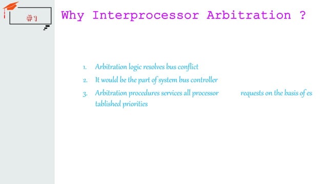 interprocessor arbitration | PPTX