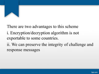 Challenge Response Authentication | PPT