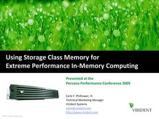 Using Storage Class Memory | PDF