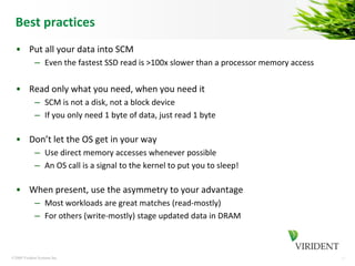 Using Storage Class Memory | PDF