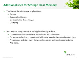 Using Storage Class Memory | PDF