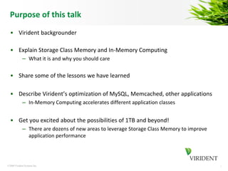 Using Storage Class Memory | PDF
