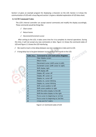 Microcontroladores: El microcontrolador 8051 con LCD 16x2 | PDF