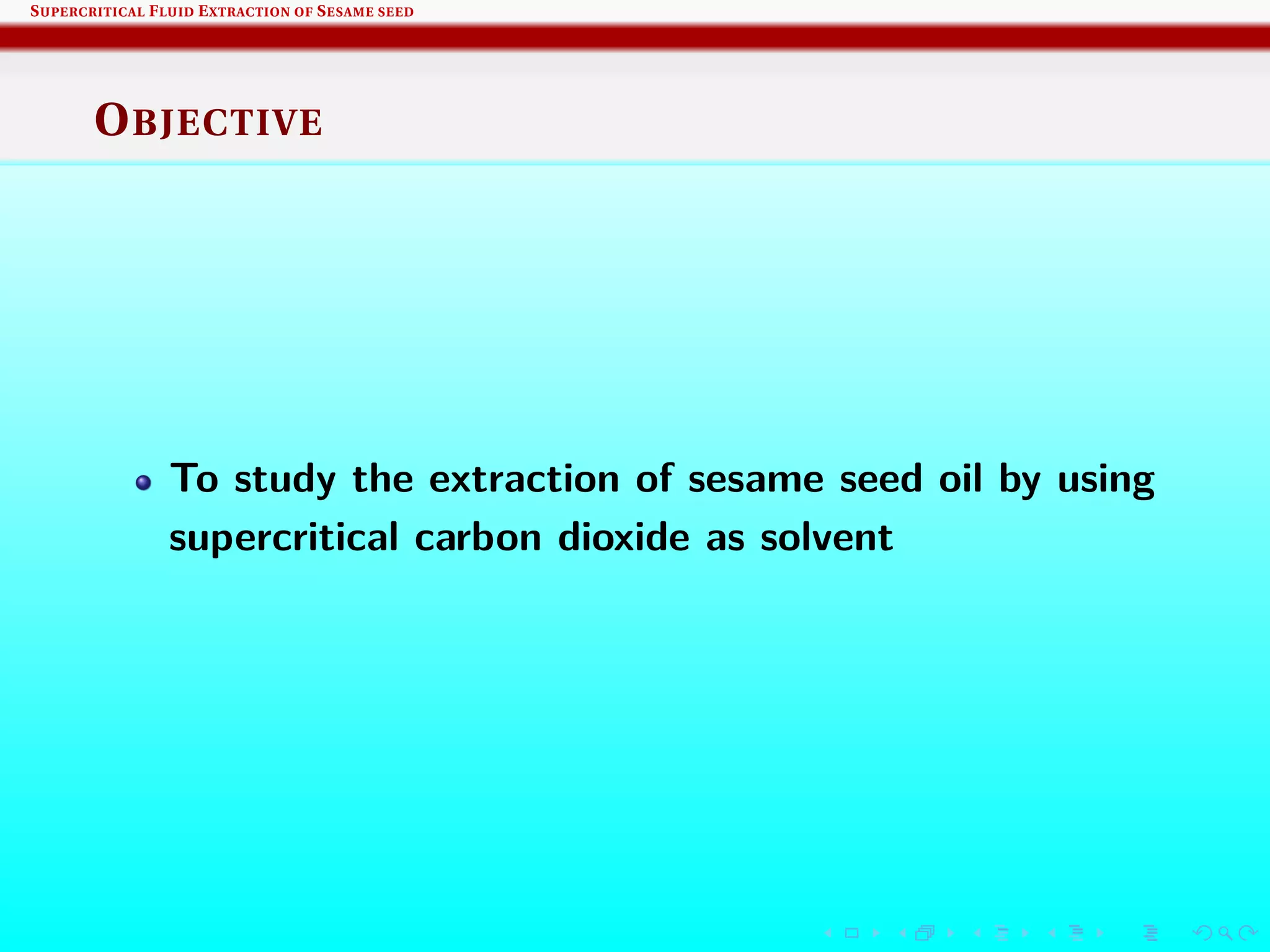 Supercritical Fluid Extraction of Sesame seed | PPT