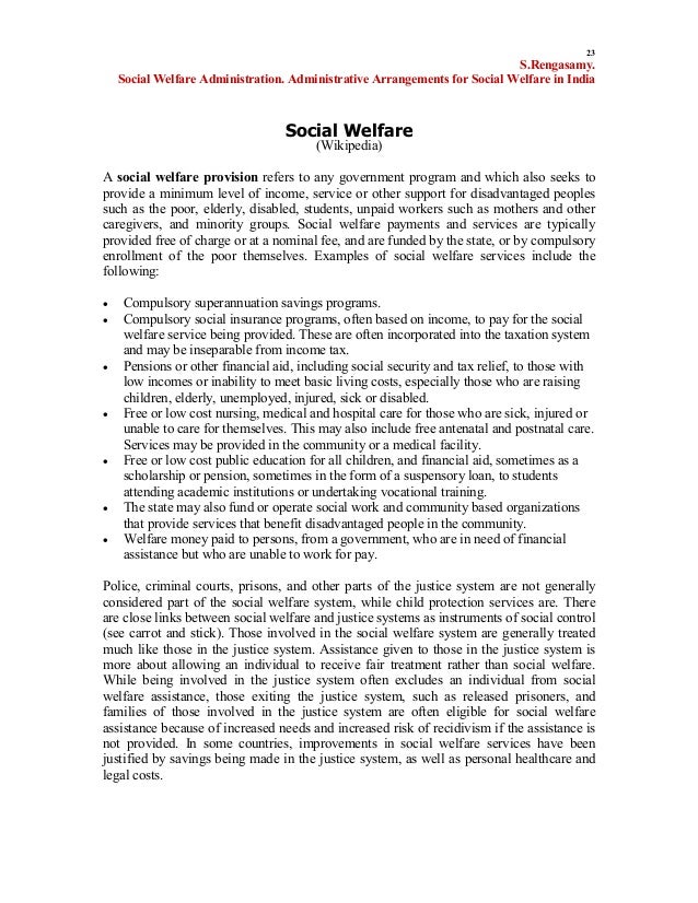 social-welfare-administration