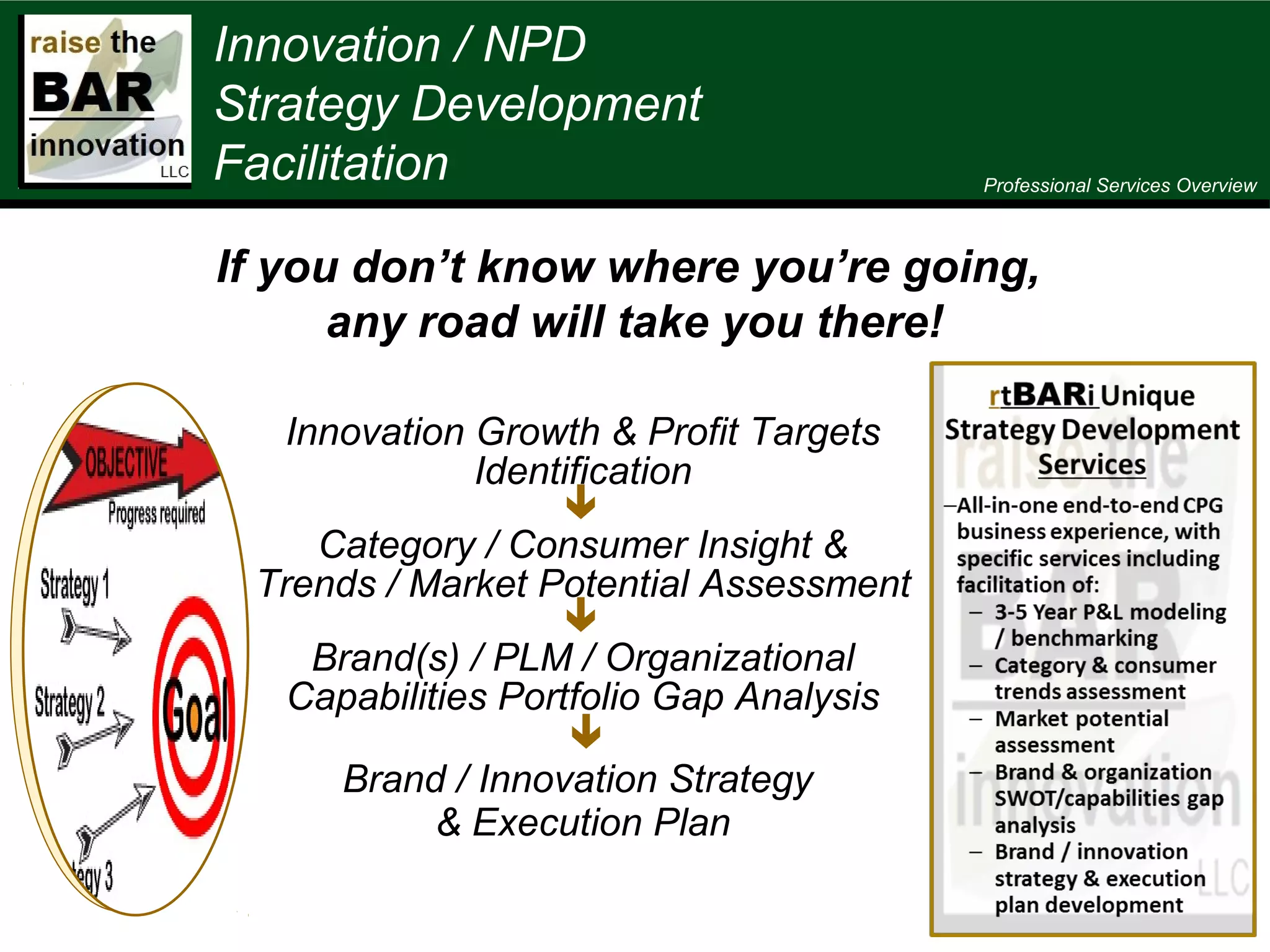 raise the BAR innovation, LLC - Overview | PPT