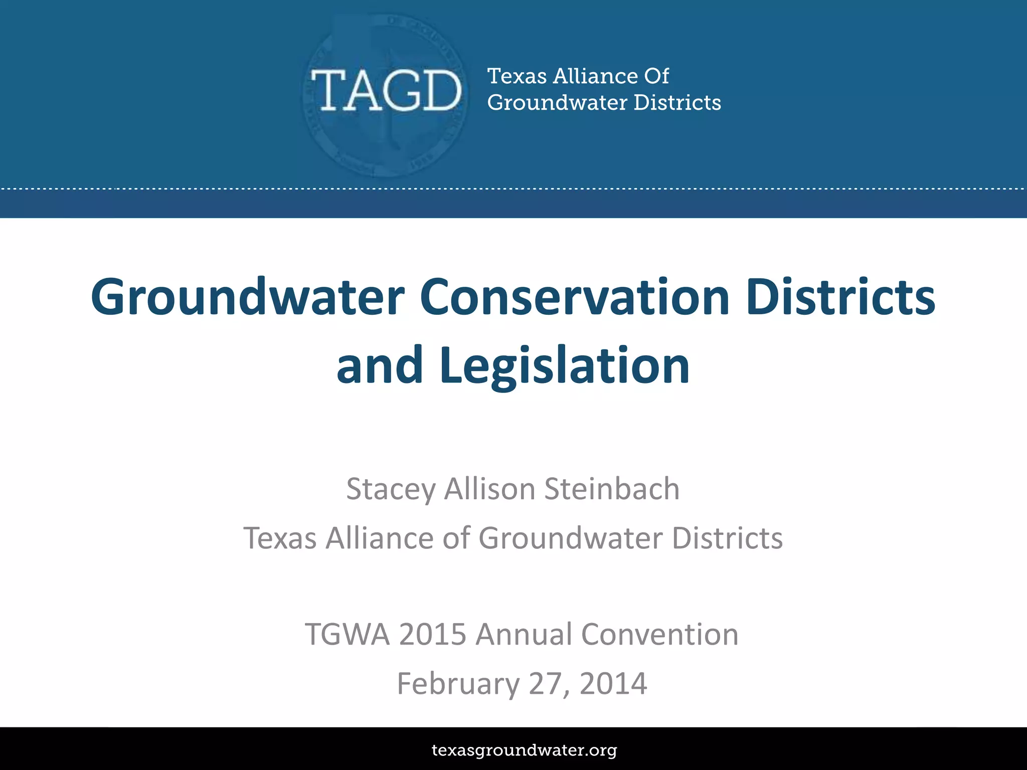Texas Groundwater Association | PPTX