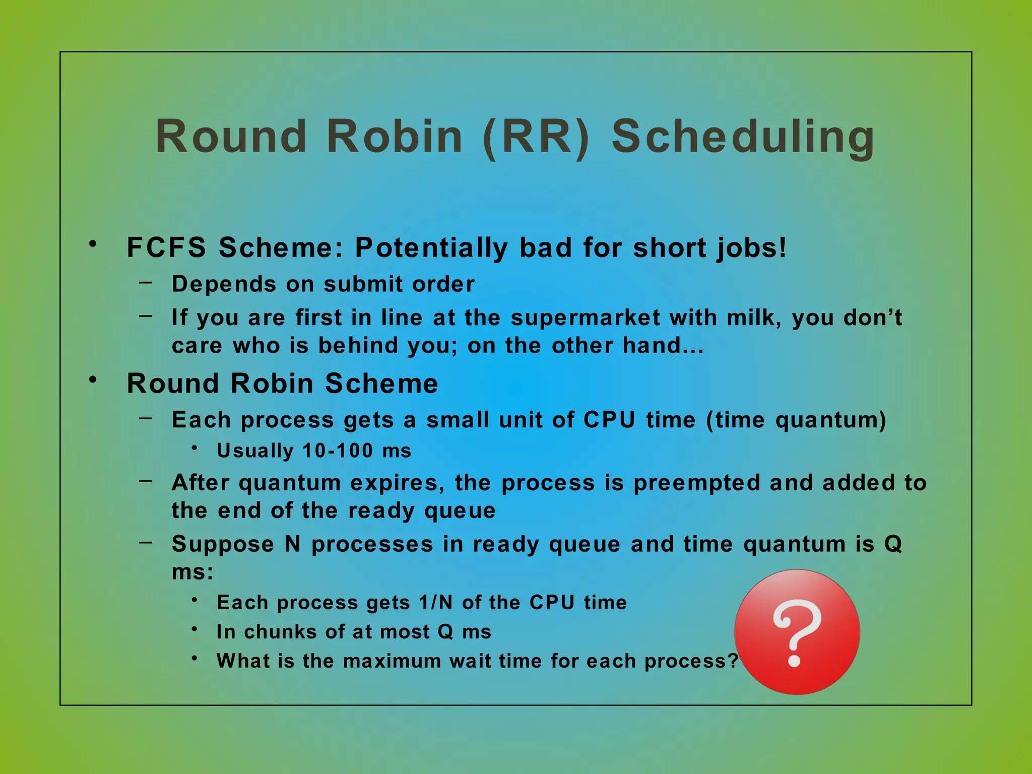 Operating Systems Process Scheduling Algorithms | PPT Operating Systems Process Scheduling Algorithms | PPT