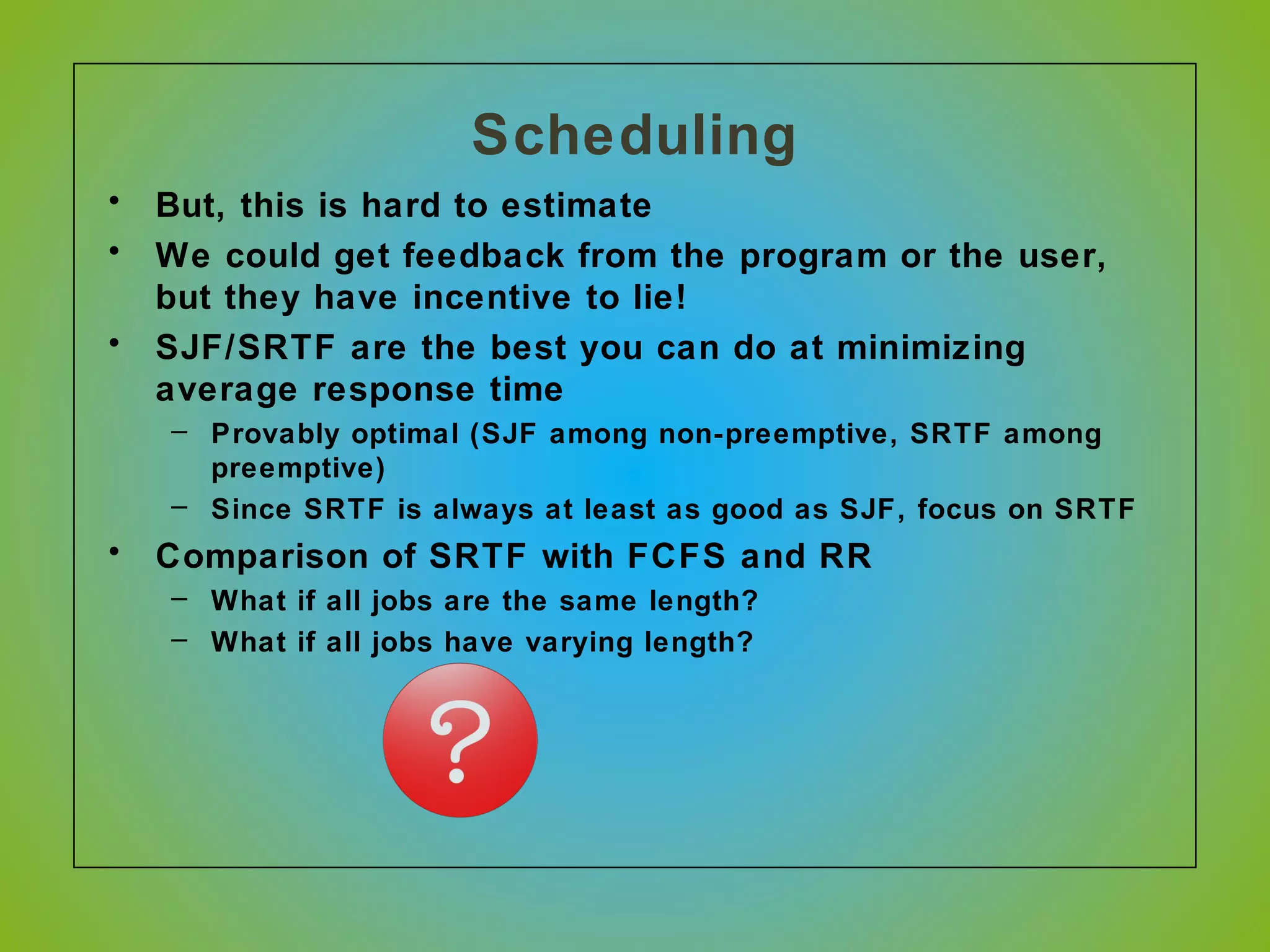 Operating Systems Process Scheduling Algorithms | PPT Operating Systems Process Scheduling Algorithms | PPT