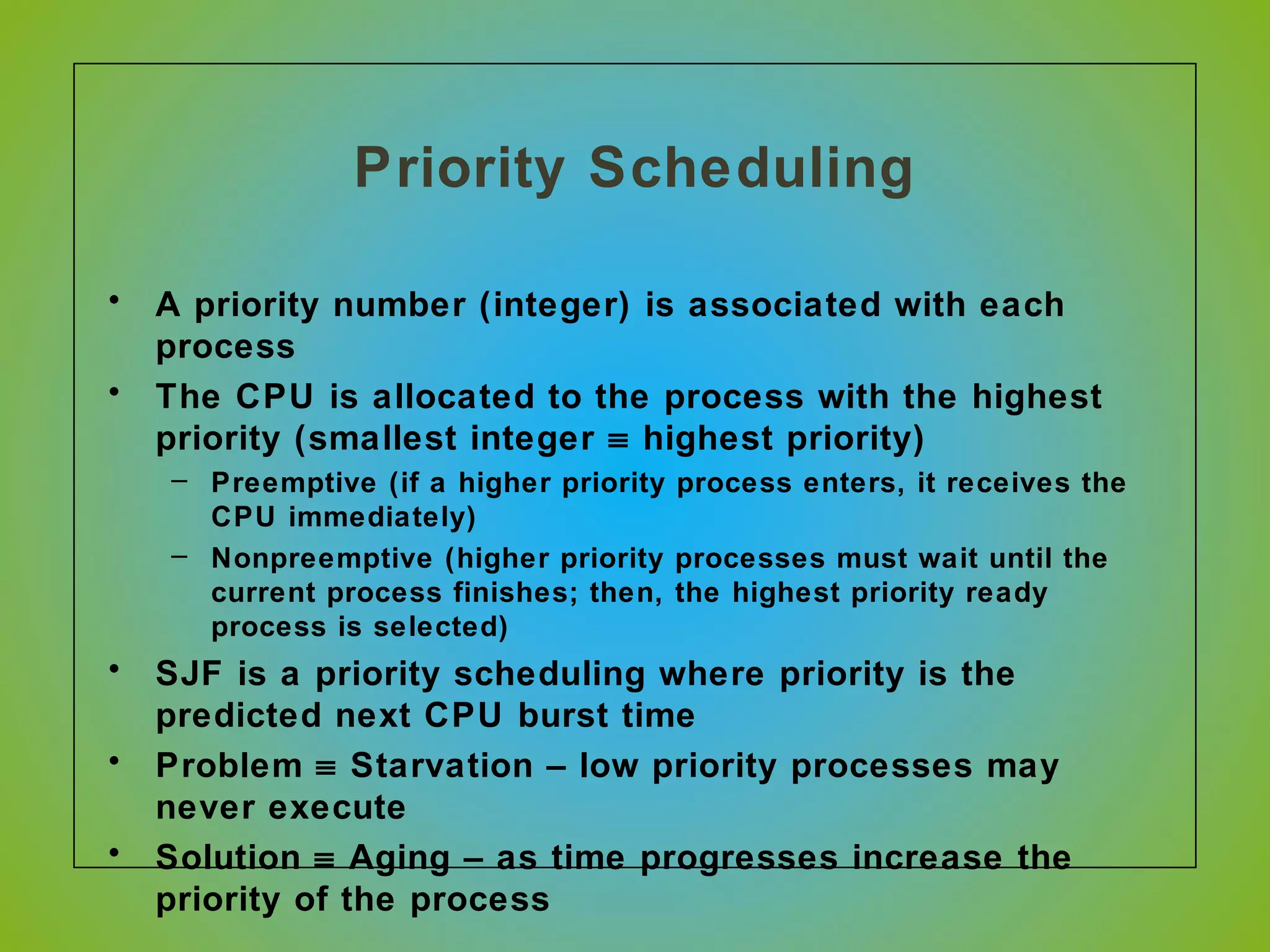 Operating Systems Process Scheduling Algorithms | PPT Operating Systems Process Scheduling Algorithms | PPT