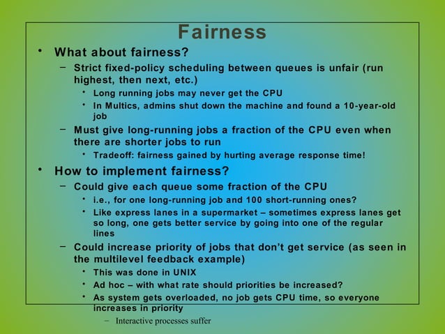 Operating Systems Process Scheduling Algorithms Ppt