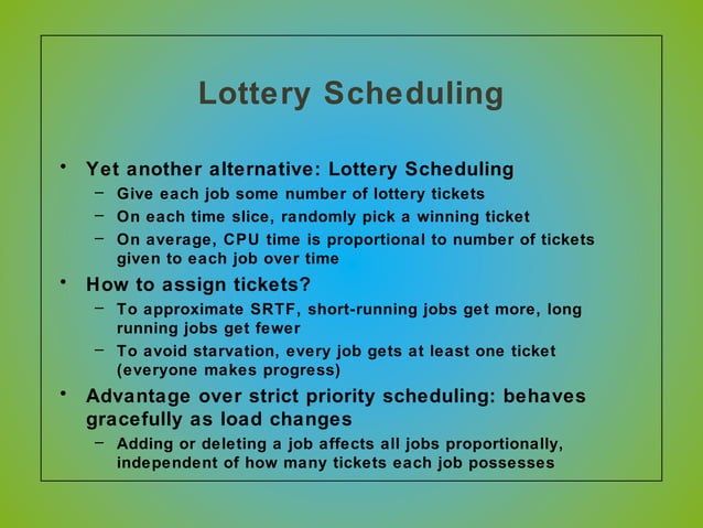 Operating Systems Process Scheduling Algorithms Ppt