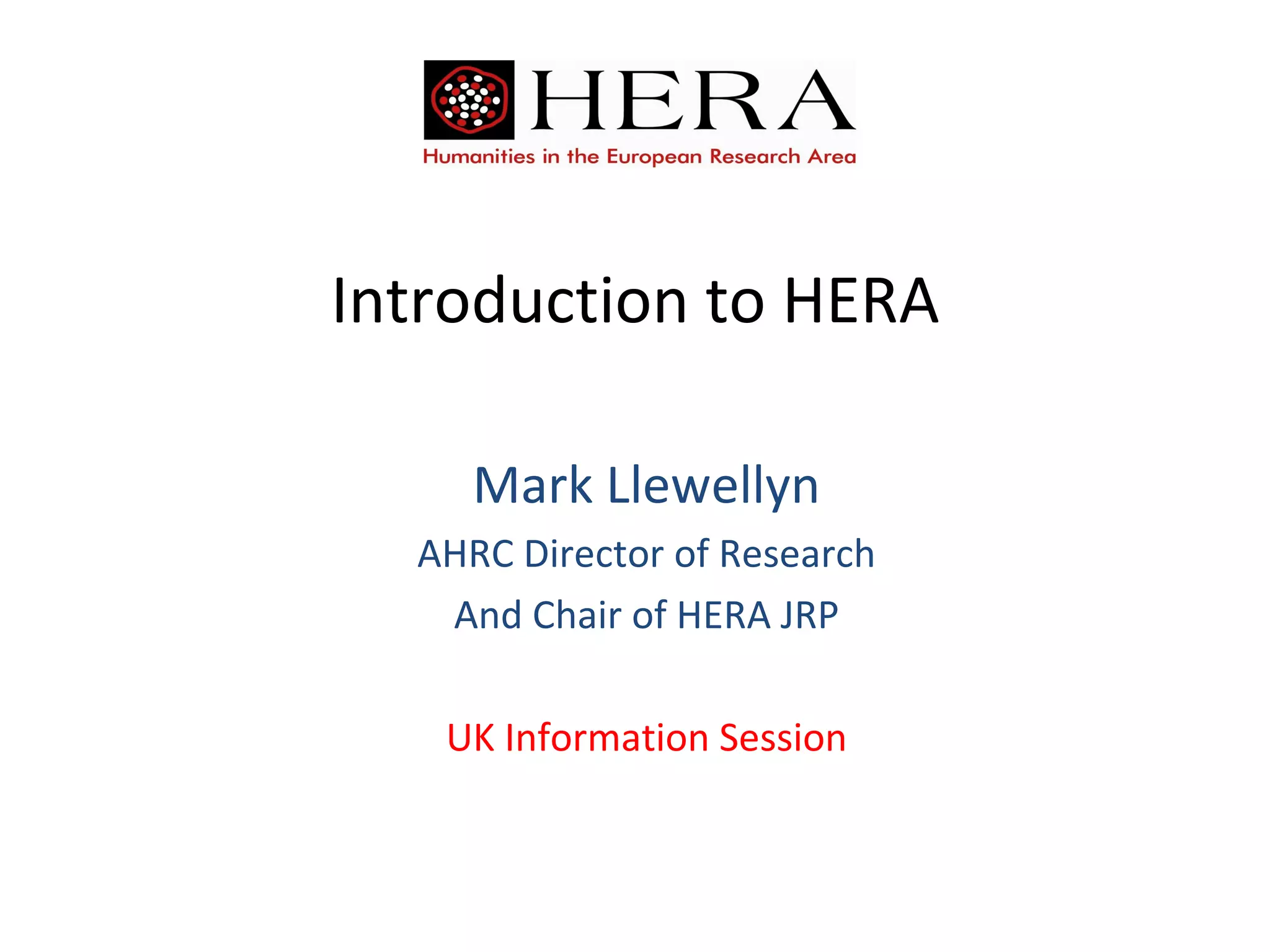 HERA Cultural Encounters Information Session - Introduction Presentation | PPT | Arts and Crafts ...