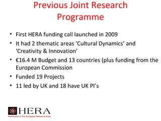HERA Cultural Encounters Information Session - Introduction ...