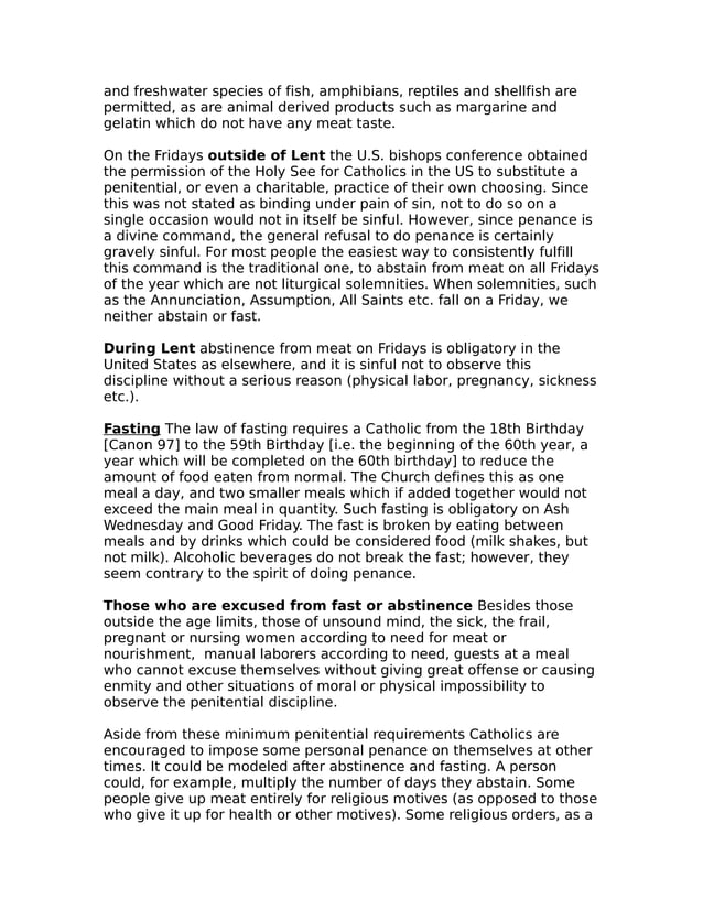 The Holy Season of Lent | PDF