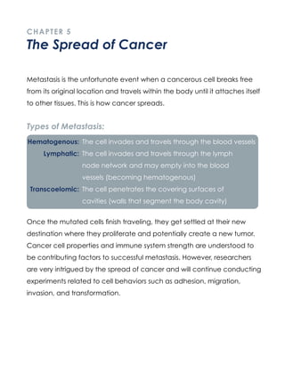 Understanding the Cell Biology of Cancer | PDF