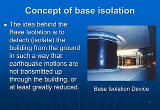 Base isolation and its Application By Mukesh Singh Ghuraiya | PDF