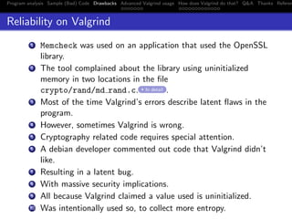 150412 38 beamer methods of binary analysis | PPT