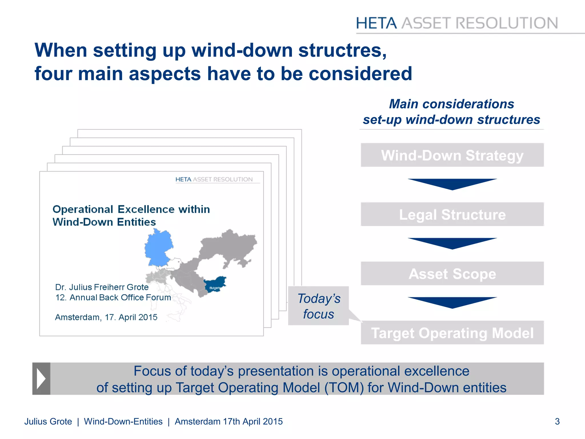 Operational Excellence within Wind-Down Entities | PDF