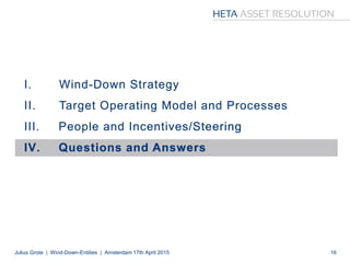 Operational Excellence within Wind-Down Entities | PDF