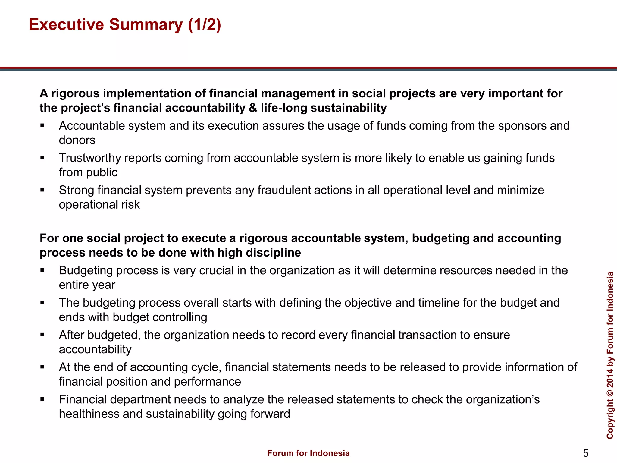 Implementing rigorous financial management | PDF