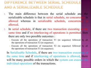 serializability in dbms | PPT