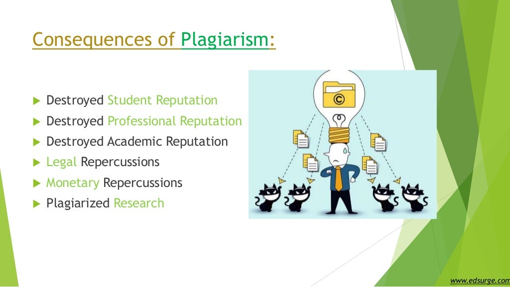 Consequences Of Plagiarism