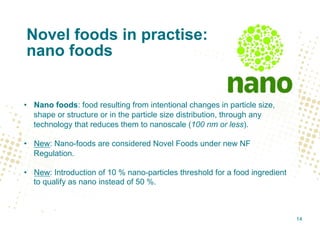 Novel foods for Vitafoods | PDF