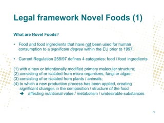 Novel foods for Vitafoods | PDF