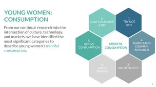 Young Women: Consumption | PDF