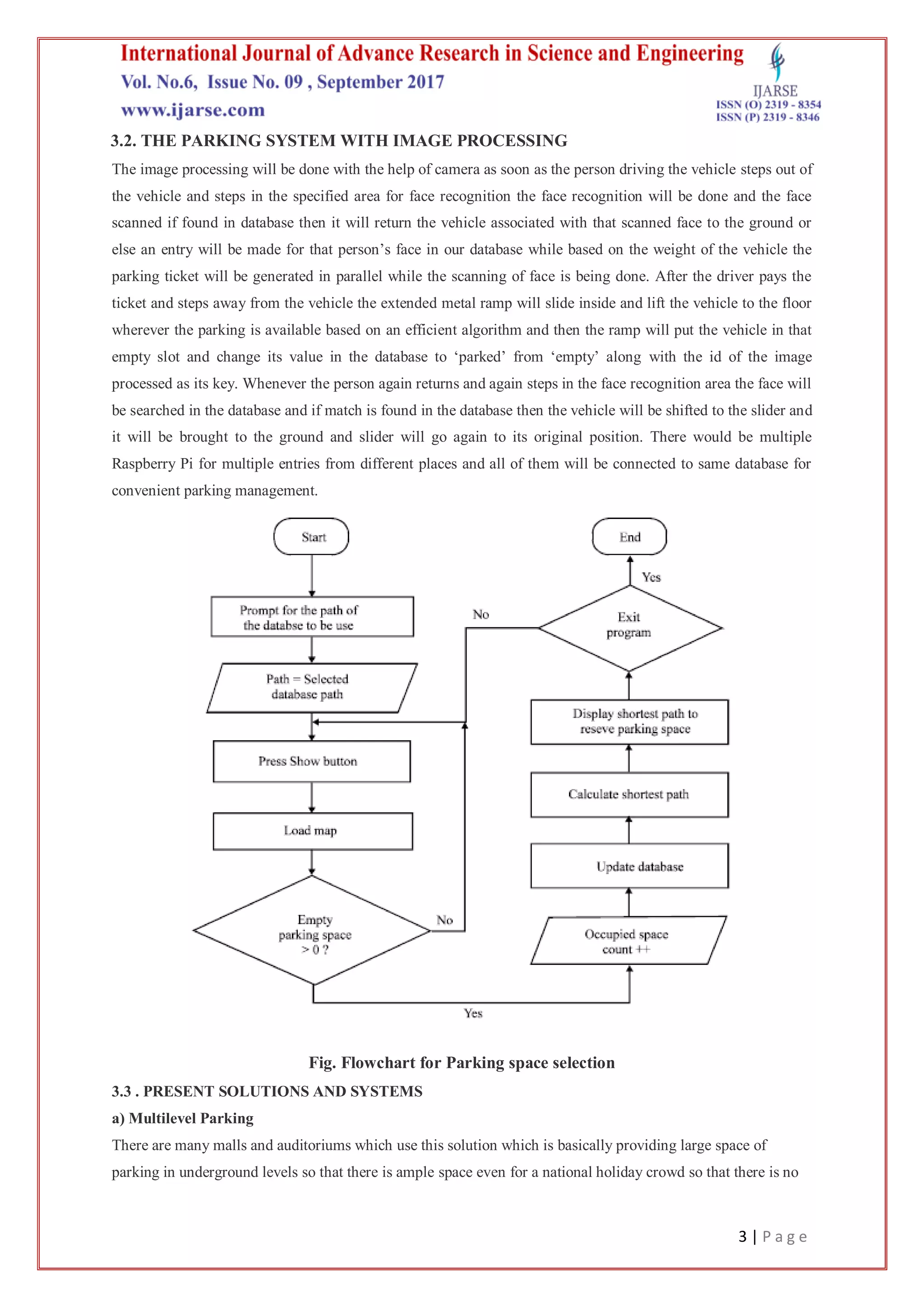 A Smart Parking System using Raspberry pi | PDF