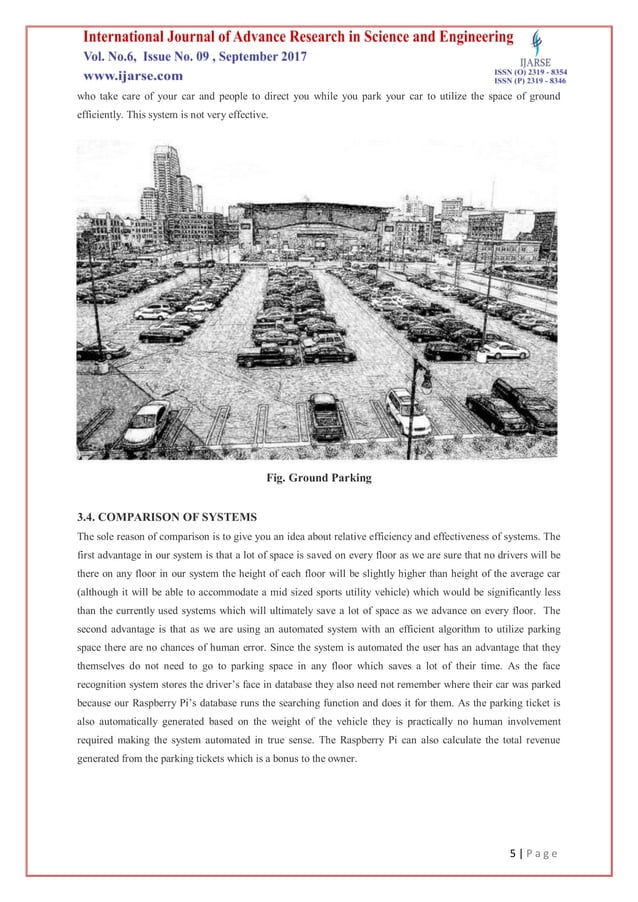 A Smart Parking System using Raspberry pi | PDF