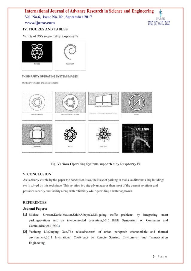 A Smart Parking System using Raspberry pi | PDF