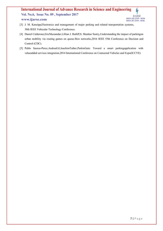 A Smart Parking System using Raspberry pi | PDF
