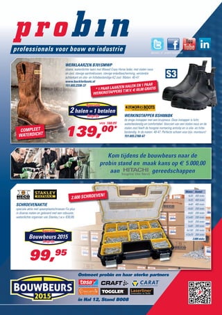 probin beursbrochure 1505 | PDF | Woodworking | Arts and Crafts