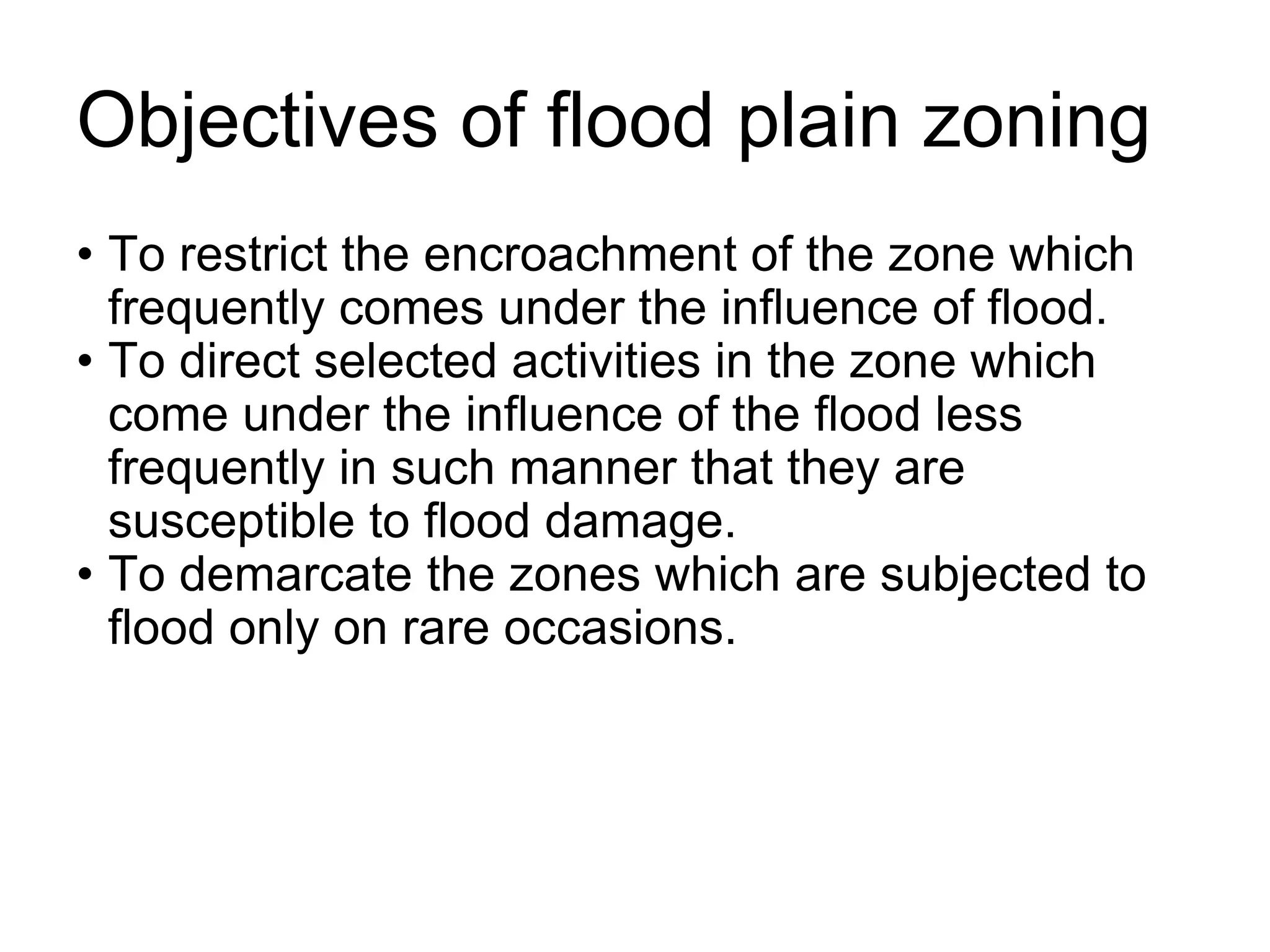 Flood plain zoning | PPTX