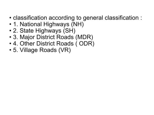 Classification and importance of hill roads | PPTX
