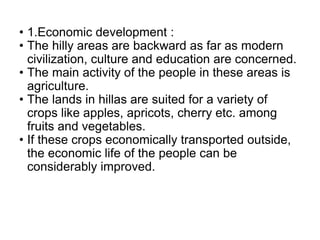 Classification and importance of hill roads | PPTX