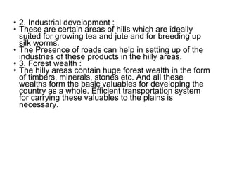 Classification and importance of hill roads | PPTX